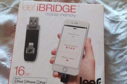Память OTG USB Flash 16 гб Leef ibridge