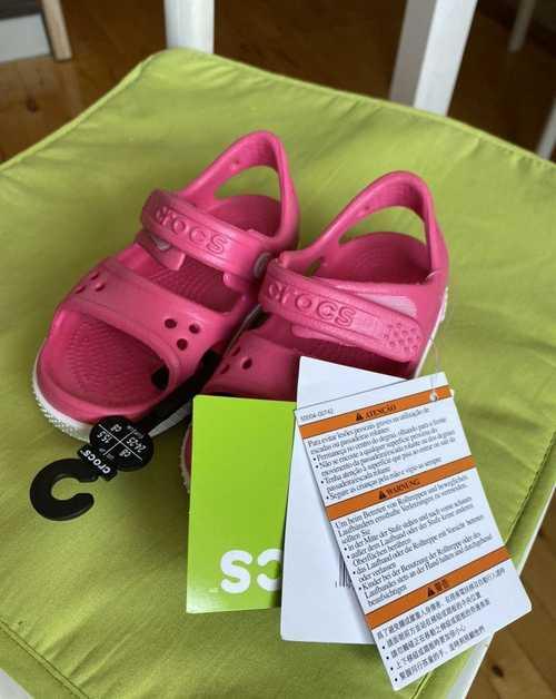 Босоножки crocs, c7 новые