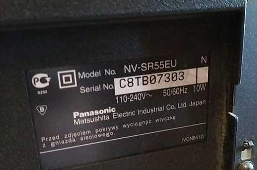 Panasonic SR55 video cassette player nv - sr55