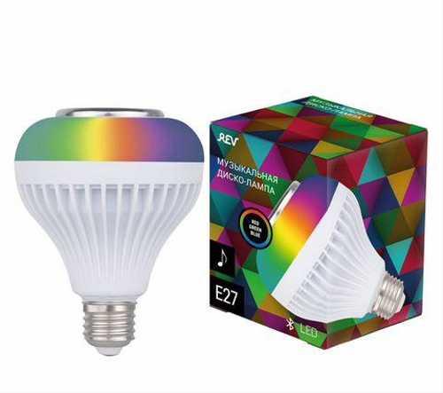 Лампа муз-ая LED RGB с Bluetooth колонкой, пультом