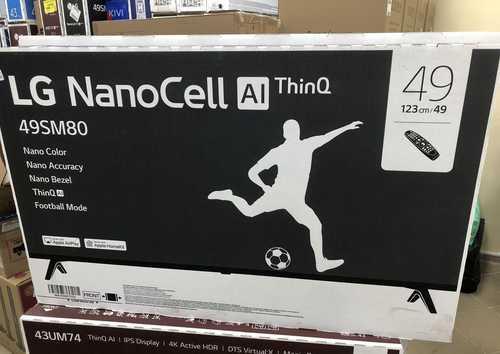 Телевизор NanoCell LG 49SM8050 49" (2019) Black