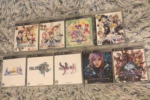Диски PS3 (Tales of, Yakuza, FF, Armored Core)