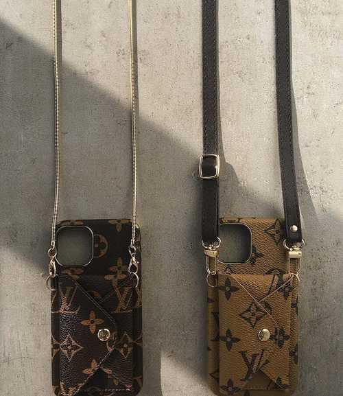 Чехлы Louis Vuitton с ремешком для iPhone