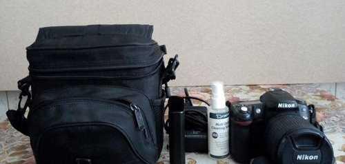 Nicon D80 + сумка + набор для чистки оптики