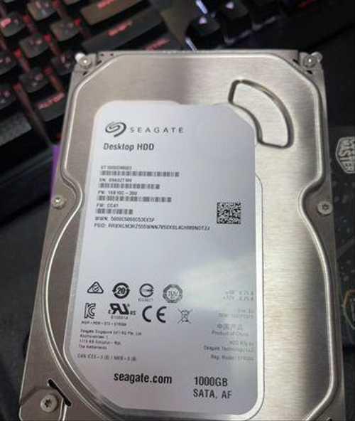 Жесткий диск HDD Seagate 1TB st1000dm003