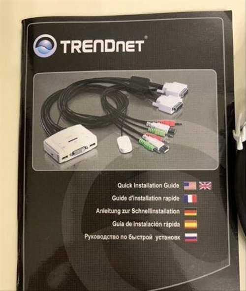 Kvm - переключатель trendnet TK-214i