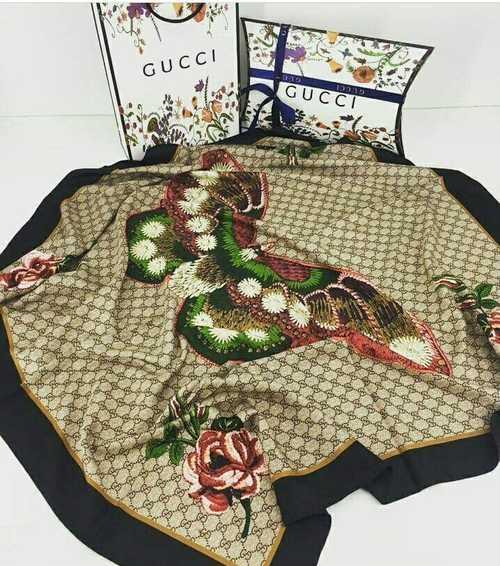 Платок Gucci натуральный шелк
