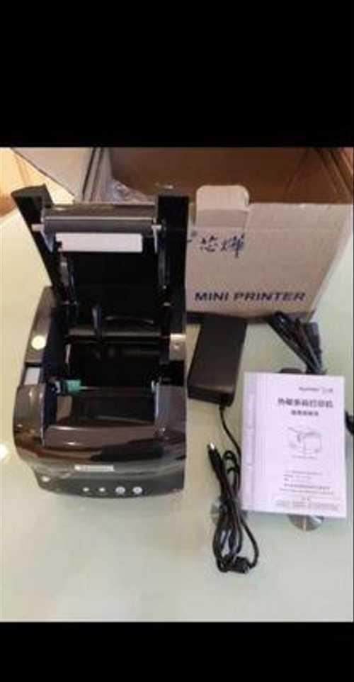 Мини принтер xprinter xp365b bluetooth