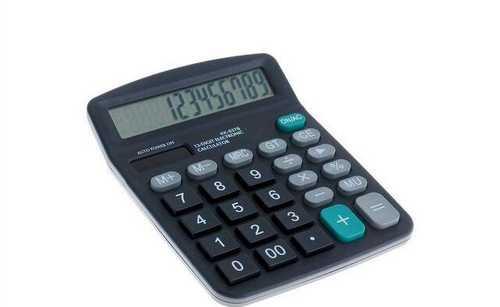 Настольный 12-разрядный калькулятор с двойным пита