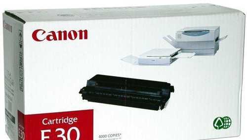 Картридж Canon E 30 оригинал. Новый