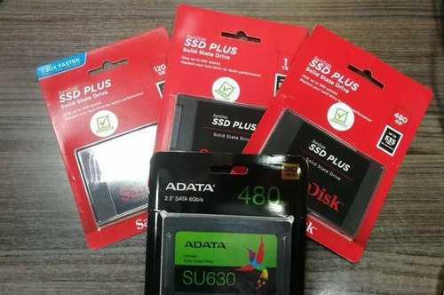 Много новых SSD от 120Gb