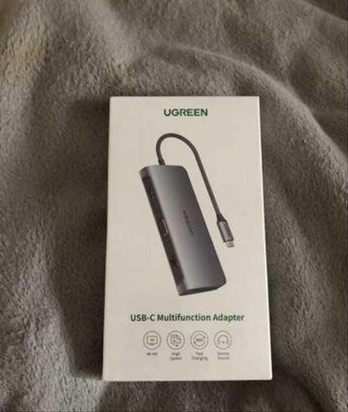 Адаптер Ugreen 80133 USB Type-C хаб 10 в 1