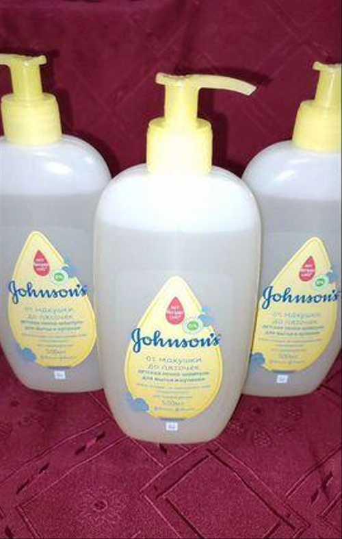 Пенка-шампунь Johnsons 500мл