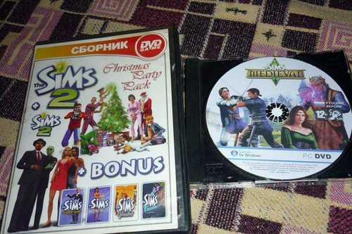 Игры Sims 2, антология на дисках