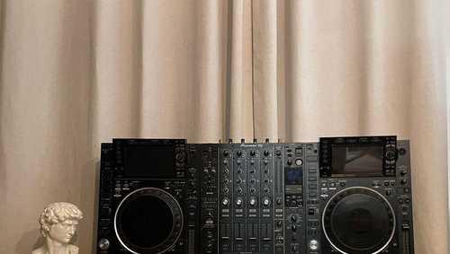Комплект Pioneer: cdj-2000nxs2 x2 + djm-900nxs2