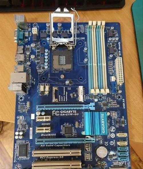 Материнская плата Gigabyte LGA1155 GA-Z77P-D3