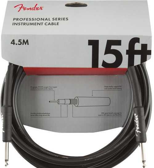 Fender Inst Cable BLK инструментальный кабель