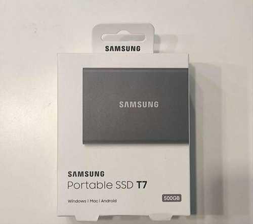 SSD T7 Portable 500GB Чёрный