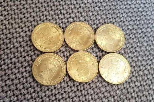 Набор 10рублей гвс 2012 год UNC