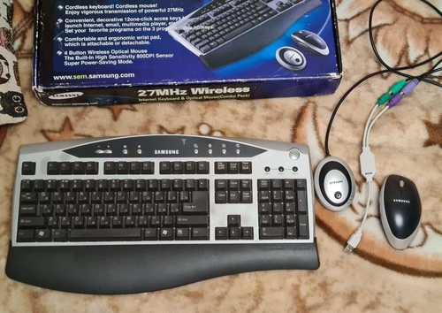 Беспроводная клавиатура + мышь Samsung