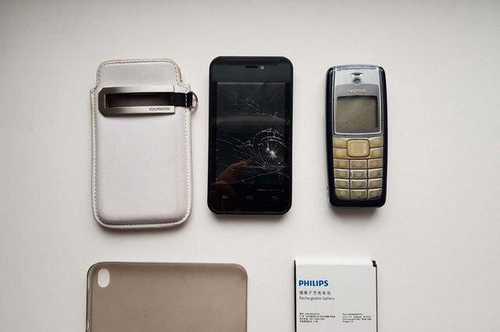 Телефон Nokia, смартфон Oysters, аккумулятор Phili