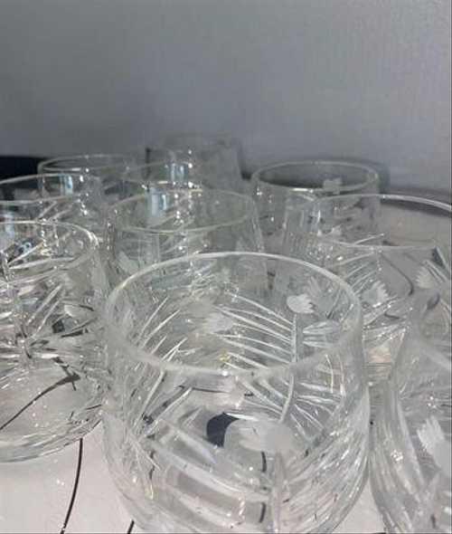 Хрустальные стаканы бокалы