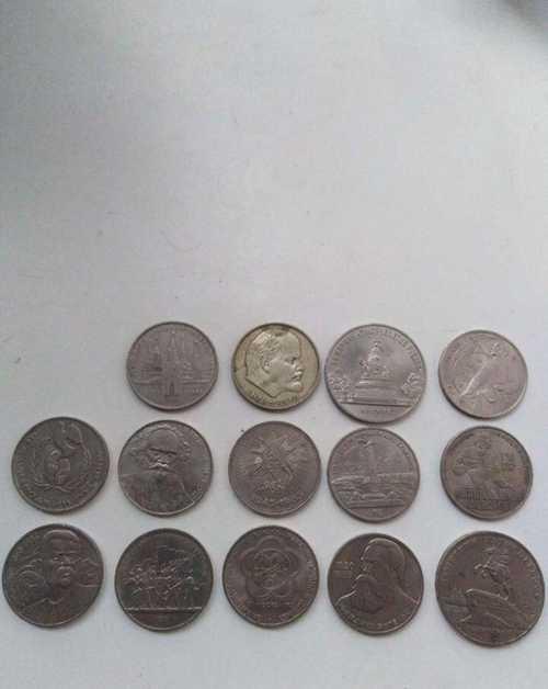 Набор коллекционных монет времён СССР