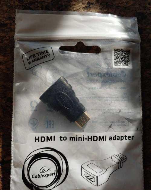 Переходник hdmi - minihdmi
