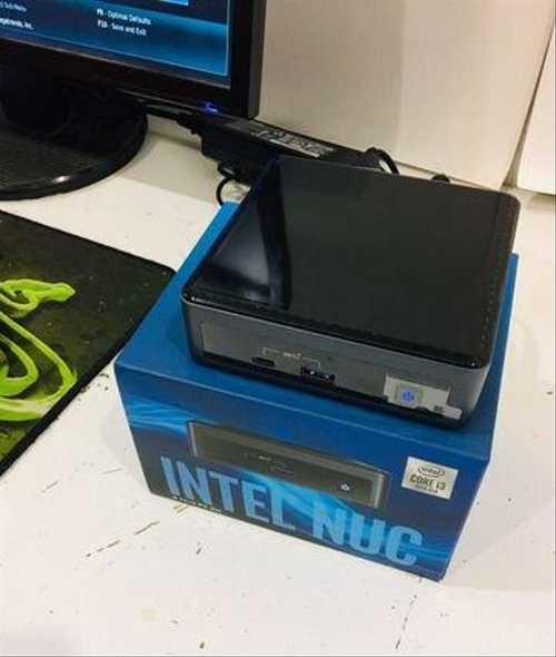 Новый на гарантии Intel NUC I3-10110U/8GB/120SSD