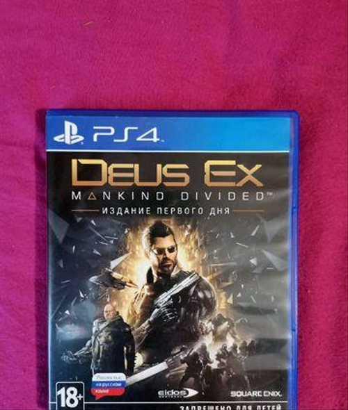Игра Deus Ex Mankind Divided PS4