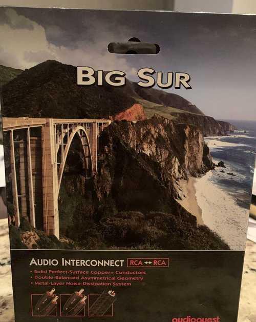 Кабели межблочные audioquest Big Sur 1m