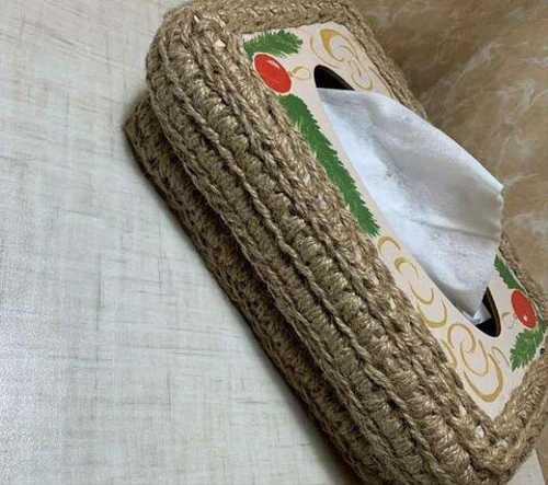 Салфетница из джута