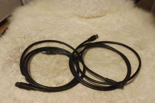 Два кабеля FireWire 800-400 длина 1,5 метра