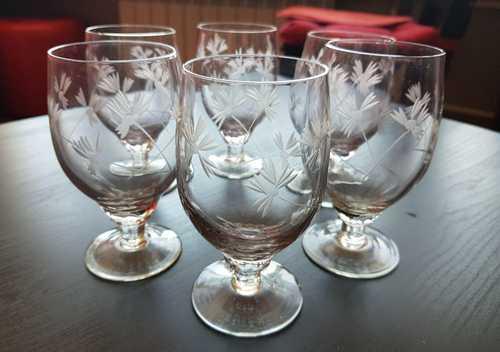 Набор бокалов из марганцевого стекла 6 шт