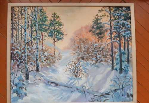 Картина ''Зимний пейзаж''