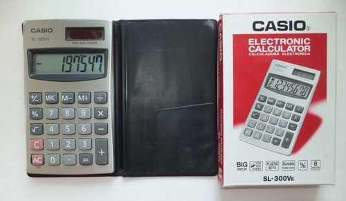 Карманный калькулятор casio sl - 300ve
