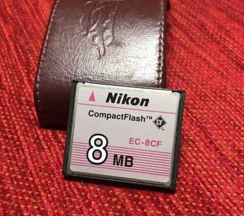 Карта памяти Compact Flash Nikon 8mb