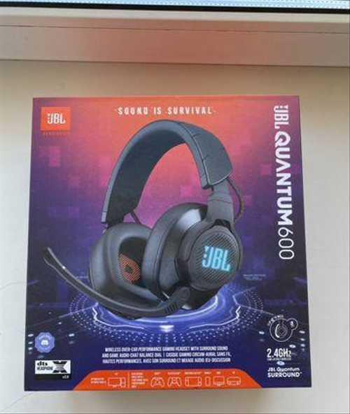 Игровые наушники JBL Quantum 600 новые