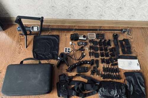 Экшн камера gopro hero 4 black + аксессуары