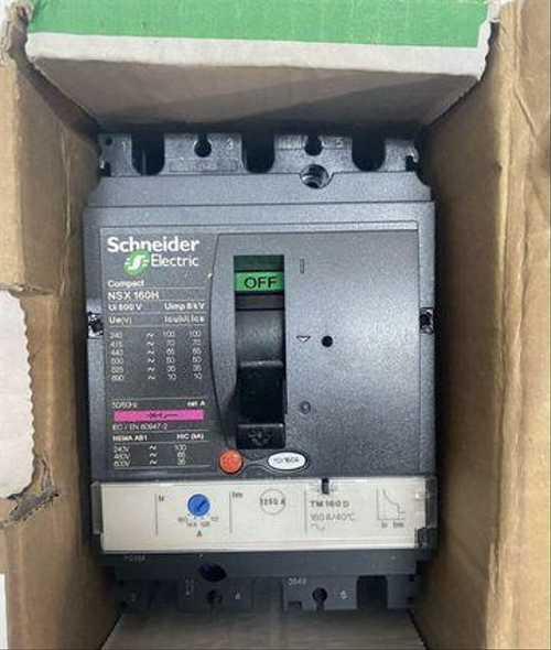 Schneider Electric LV430670 NSX160H 160A