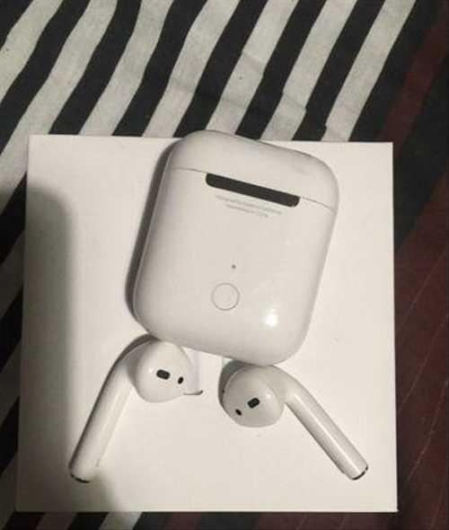 Беспроводные наушники apple airpods оригинал