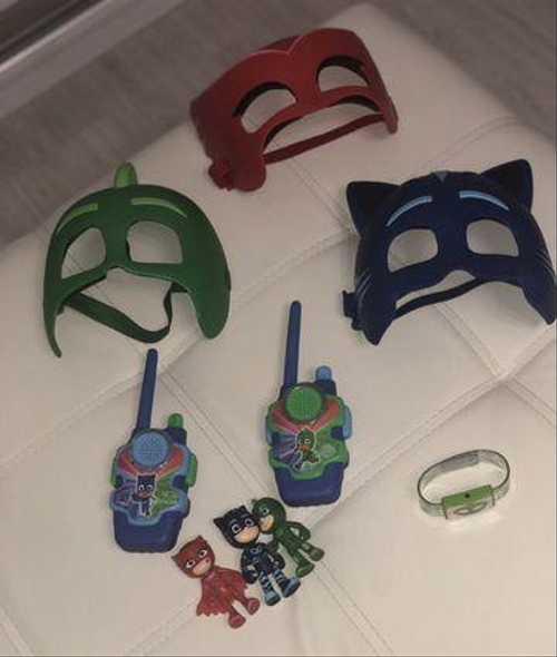 Костюм Pj masks Гекко, Алетт и Кэтбой. Герои в мас