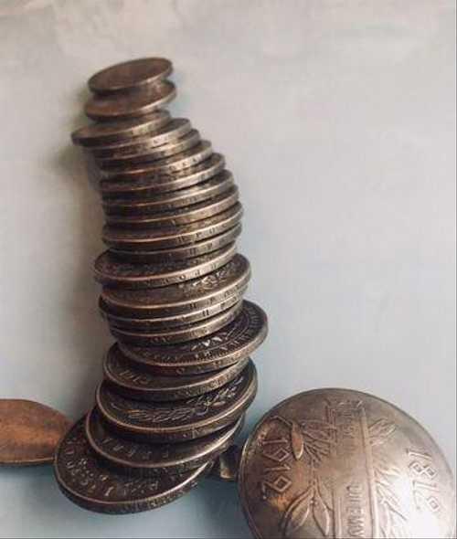 Лот царских монет реплика