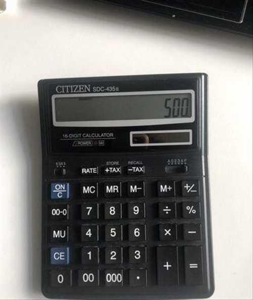 Калькулятор citizen SDC-435 II