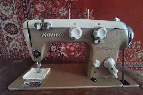 Швейная машина Köhler в тумбе