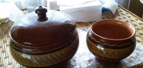 Керамическая посуда из 2 предметов