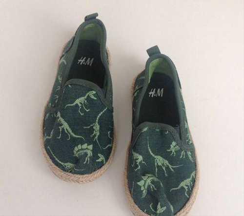 Детские эспадрильи (тапочки) H&M 26 размера