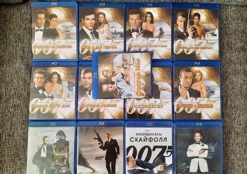 Blu-ray коллекция Джемс Бонд агент 007, лицензия