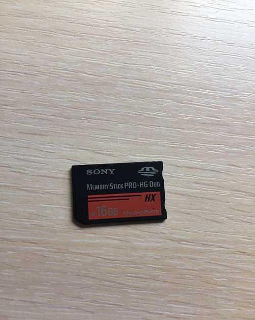 Карта памяти memory stick pro