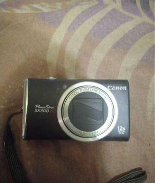 Компактный фотоаппарат canon power shot sx200is